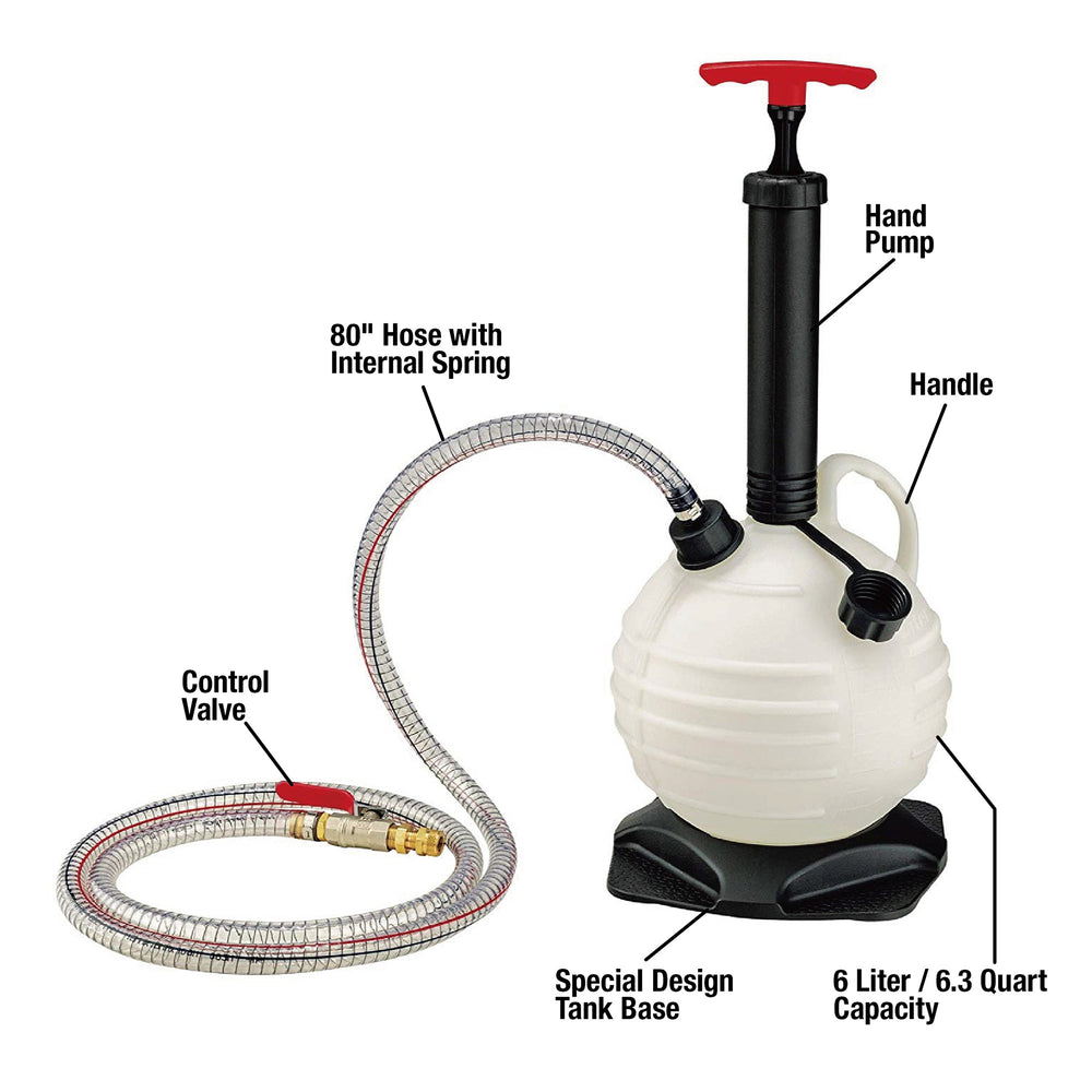 ATF Fluid Filler Kit with 14 Piece Fill Adapters - Fill Pump