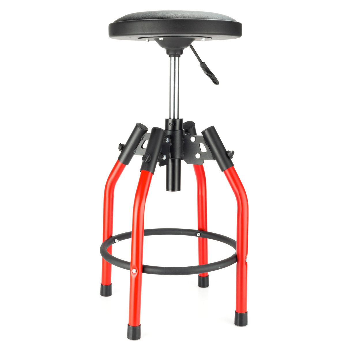 Swivel Shop Stool - Padded Garage Seat - Adjustable