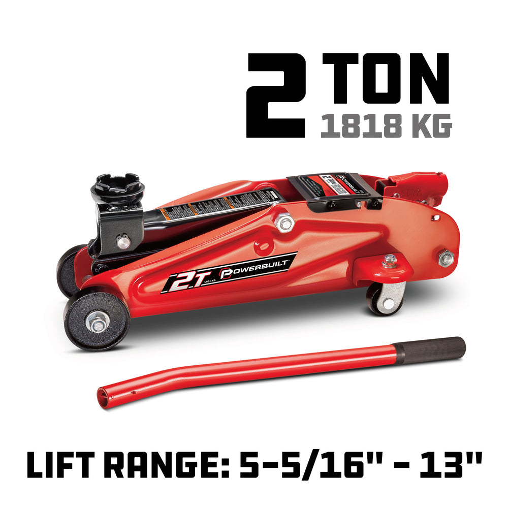 2-Ton Trolley Jack - Garage Vehicle Lift - 4000 Pounds