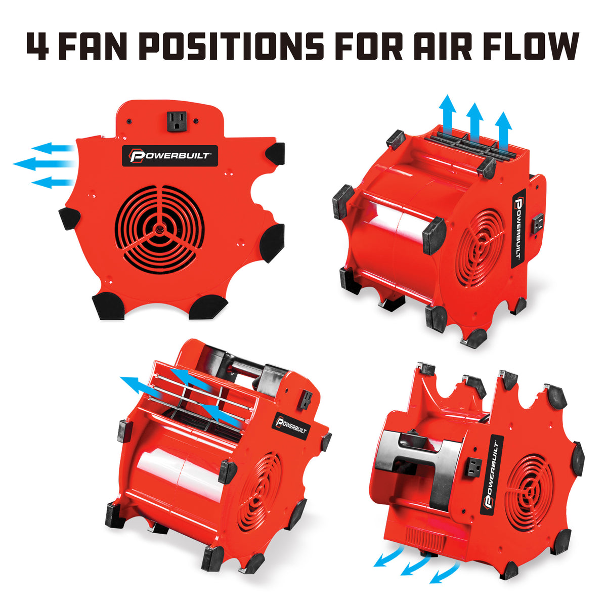 3 Speed Portable Blower Dry Fan - Adjustable 3-Speed