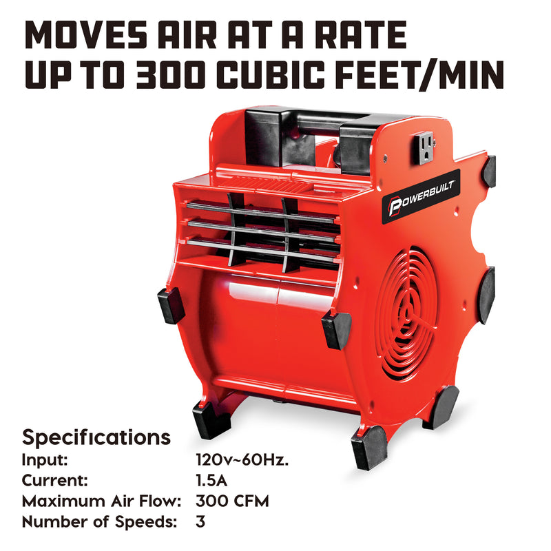 3 Speed Portable Blower Dry Fan - Adjustable 3-Speed