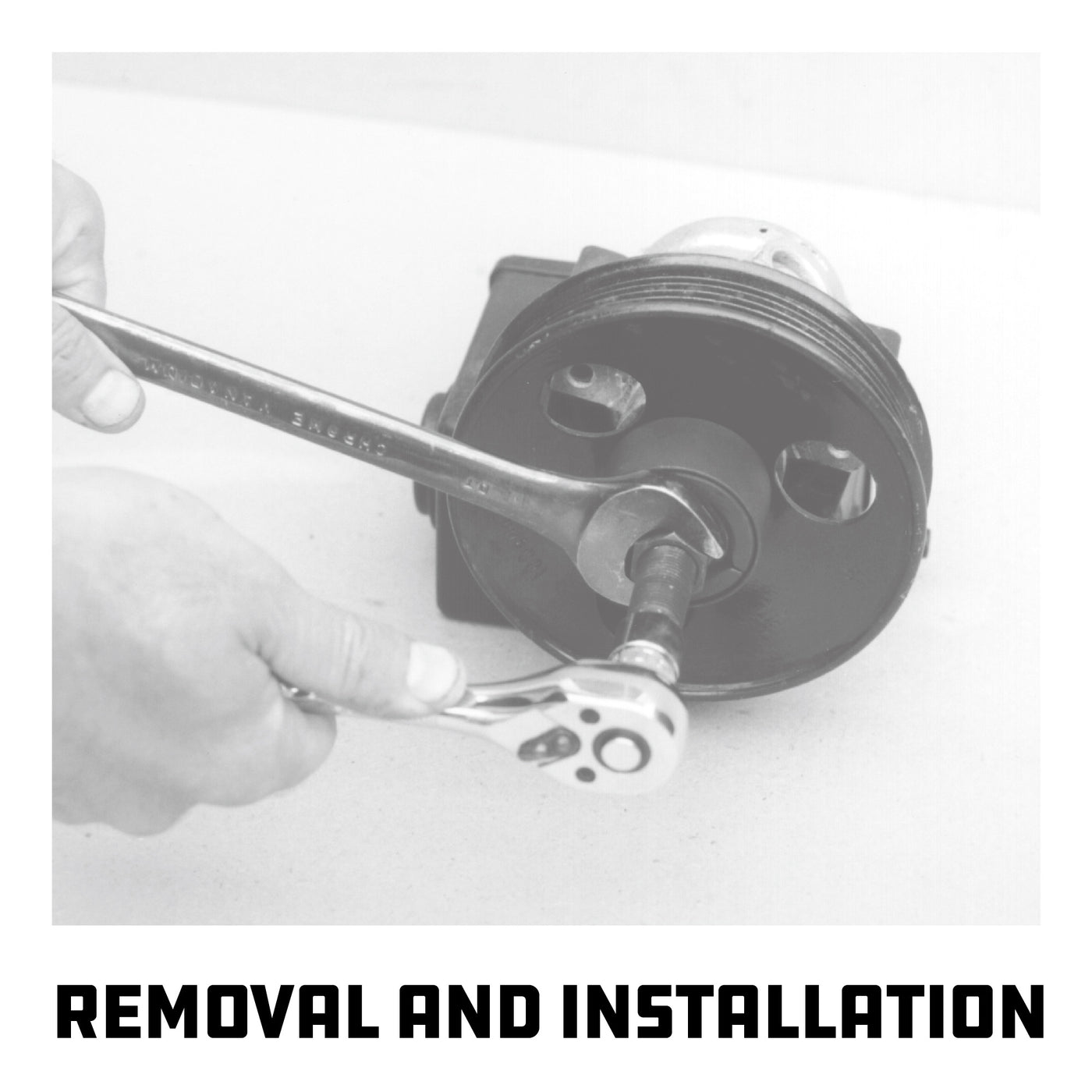 Power Steering and Alternator Pulley Remove and Install