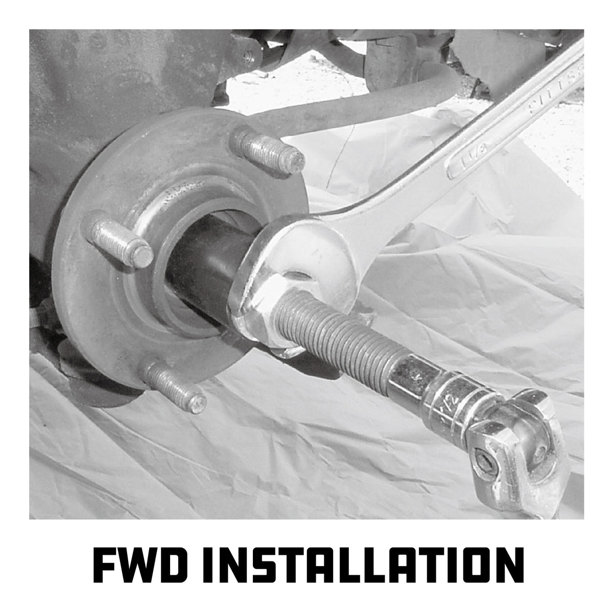 Master Hub Puller Tool Set - Remove and Install Car Wheel