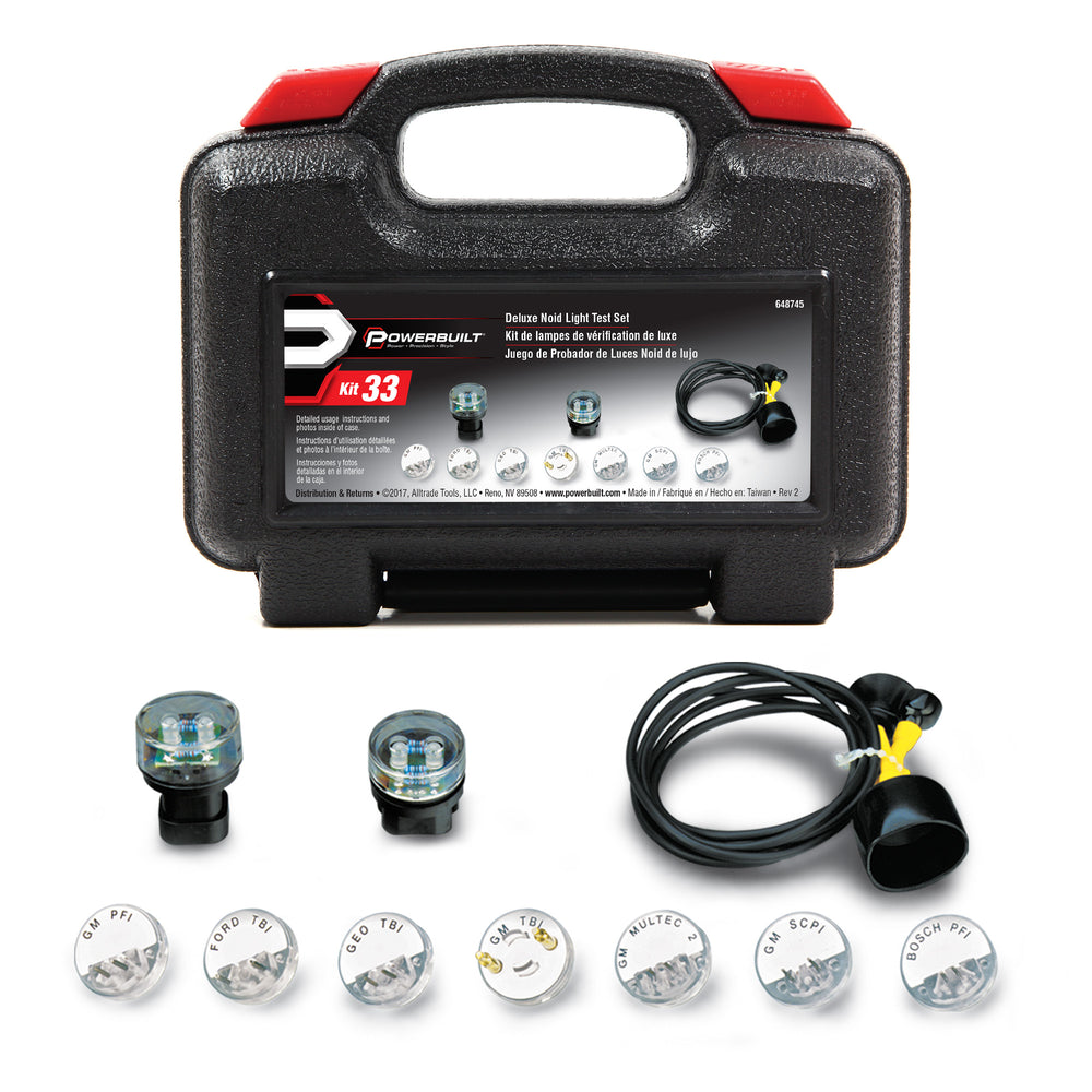Deluxe Fuel Injection Test Noid Light Tool Set - Kit Tests