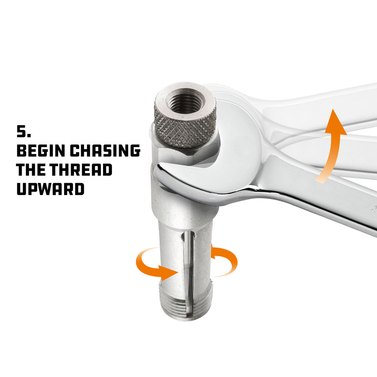 Powerbuilt 18mm Back Tap Spark Plug Thread Repair Tool - 691381