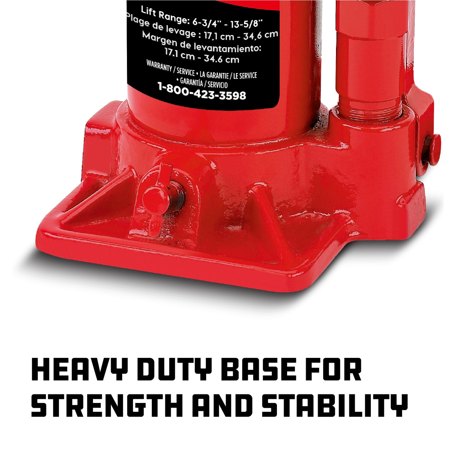 Bottle Jack - 6 Ton Capacity - Heavy Duty 12000 Pounds